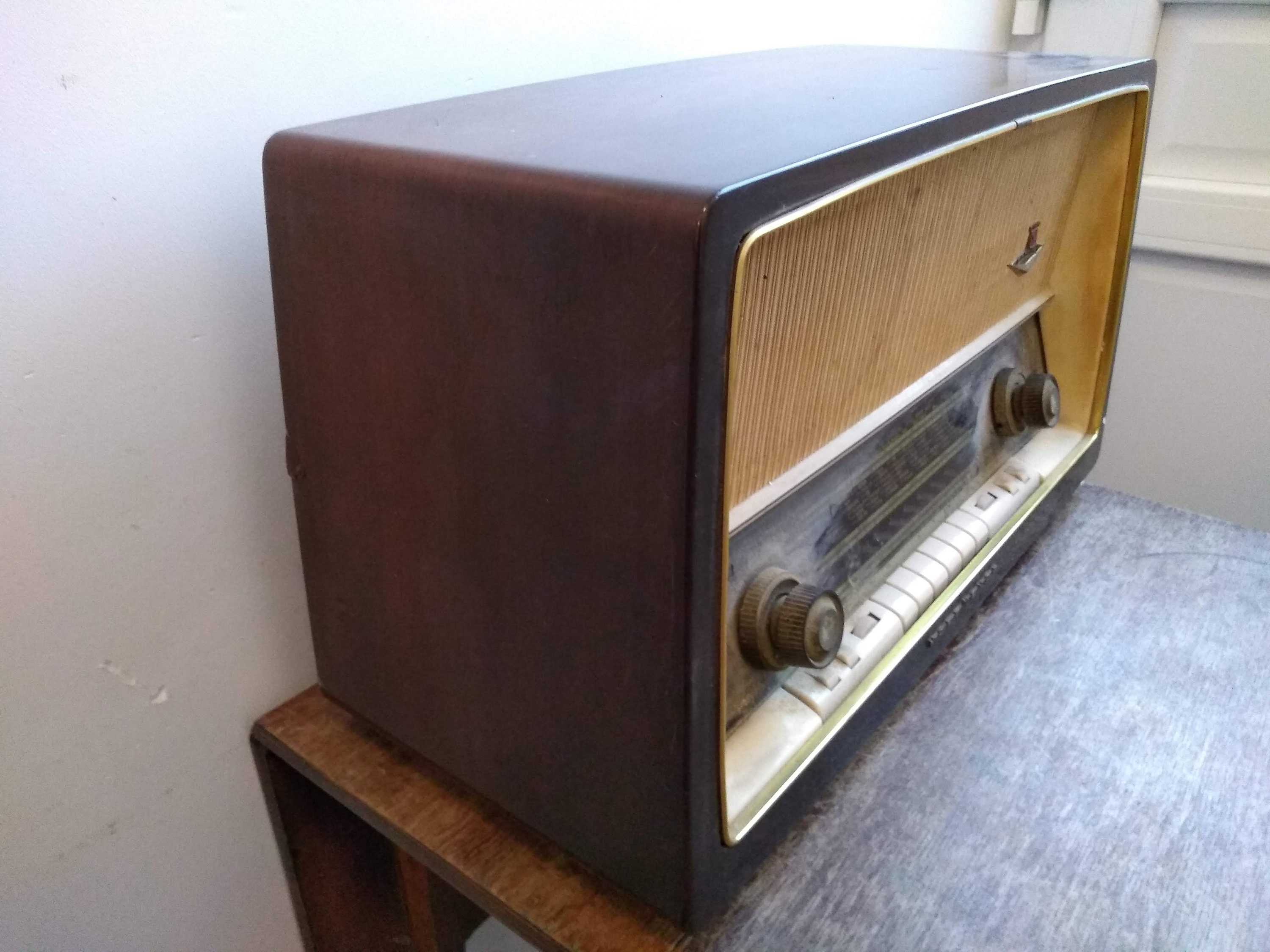 Vintage West German Large Valve Radio Nordmende Wooden Cased | Etsy