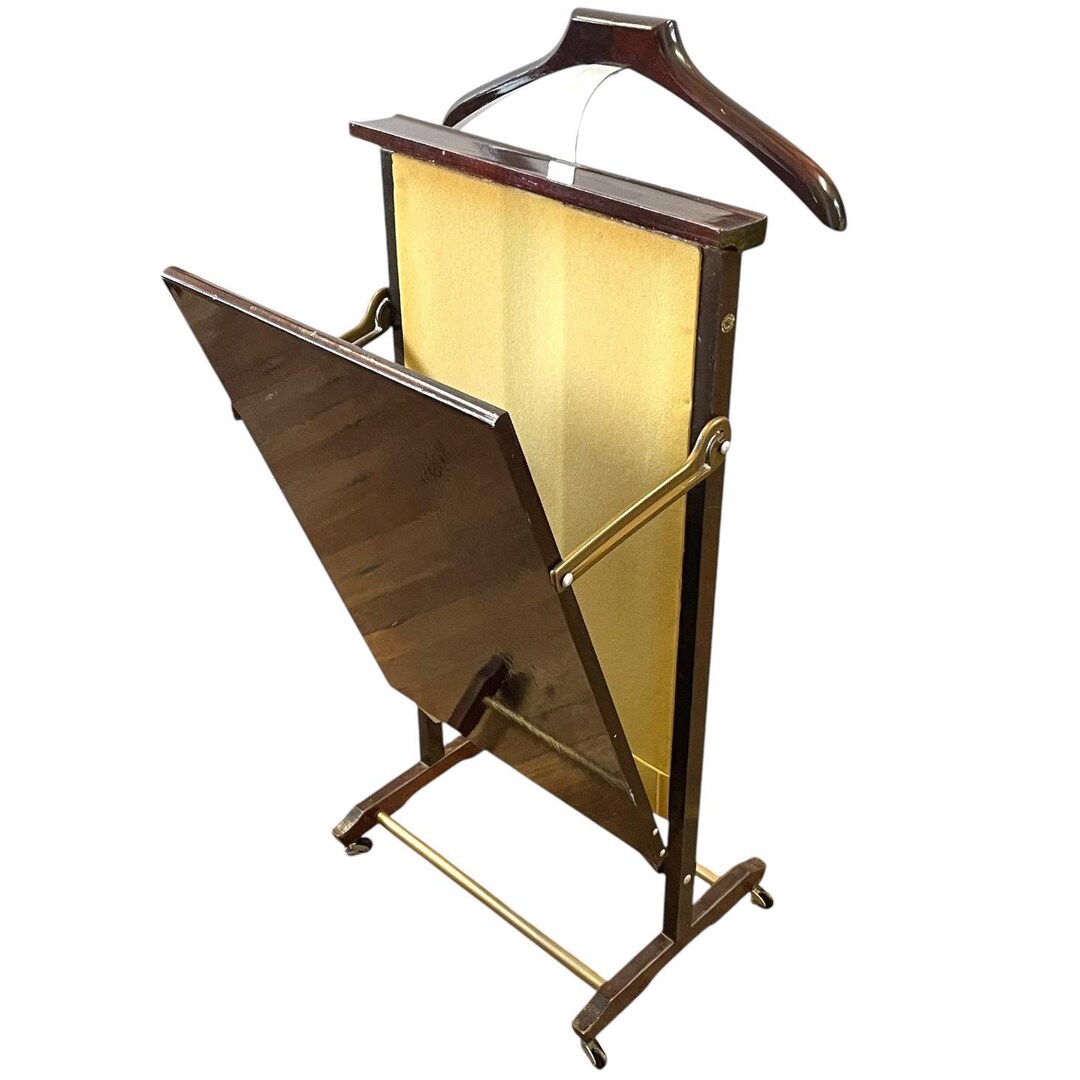 Vintage Italian Valet Butler Stand Trouser Press Clothes Hanger Suit ...