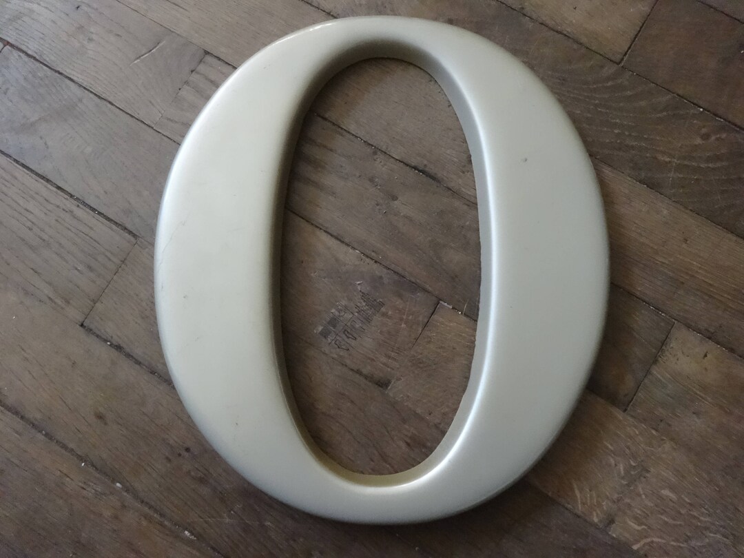 Vintage French Gold Large Letter O Shop Sign Name Decoration Design ...