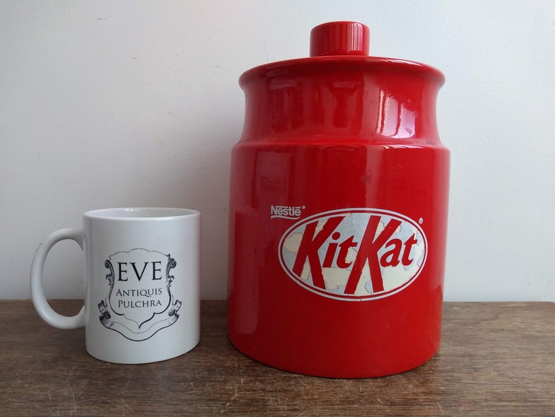 Vintage English Kit Kat Chocolate Bar Rowntrees Nestle Red - Etsy