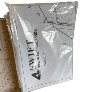 Vintage French American Virginia Pilot Boat Swift 1805 Model Ship Boat ...