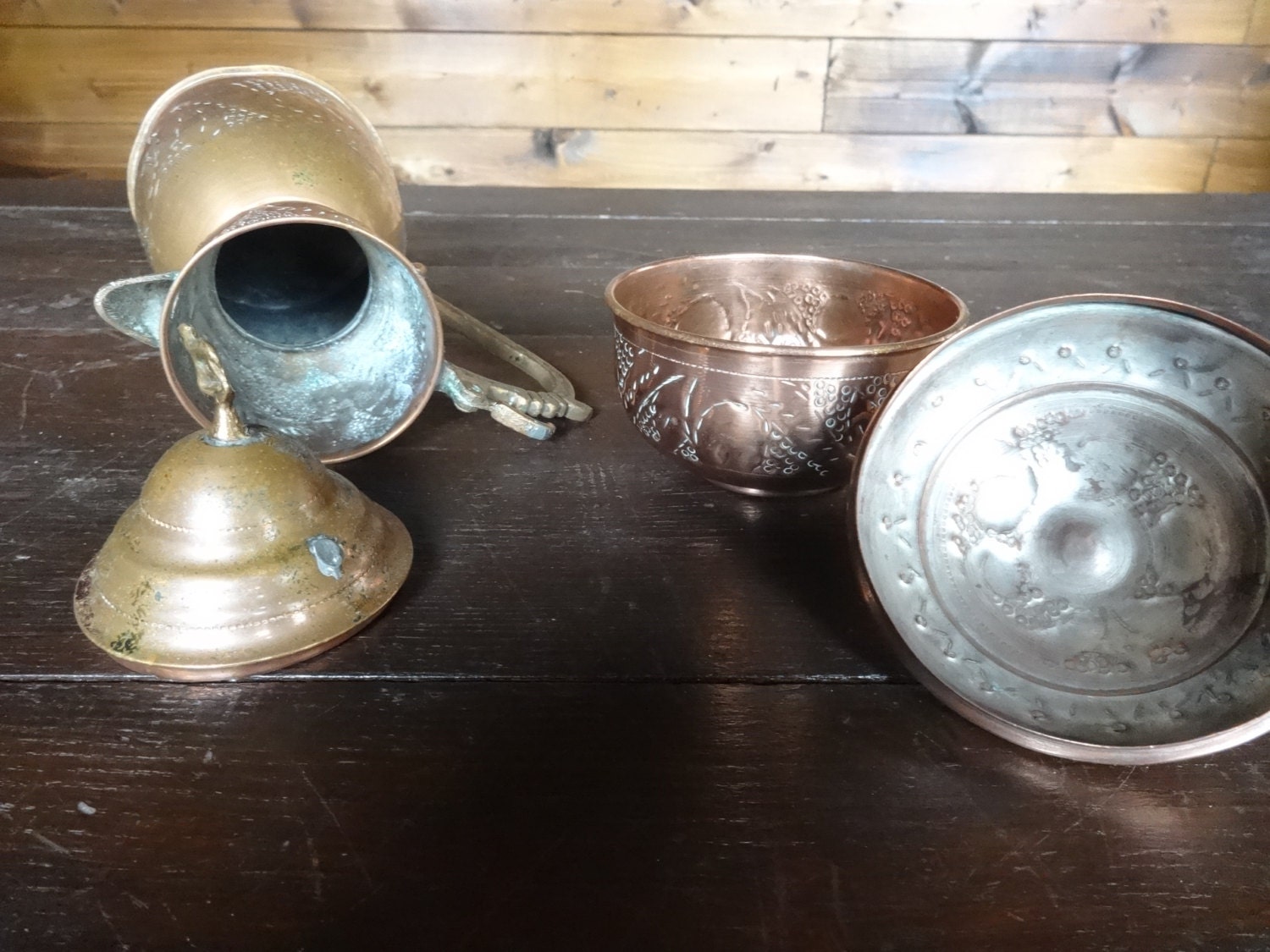 Vintage Oriental Arabian Copper Tea Pot Kettle and Tea - Etsy