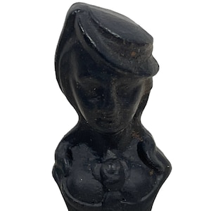 Vintage French Lady in Hat Window Shutter Latch Holders Catches ...