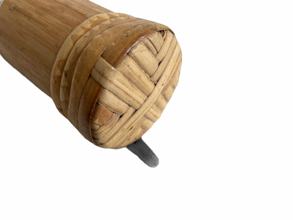 Vintage Australian Bamboo Wood Wooden Flask Container Carrier - Etsy