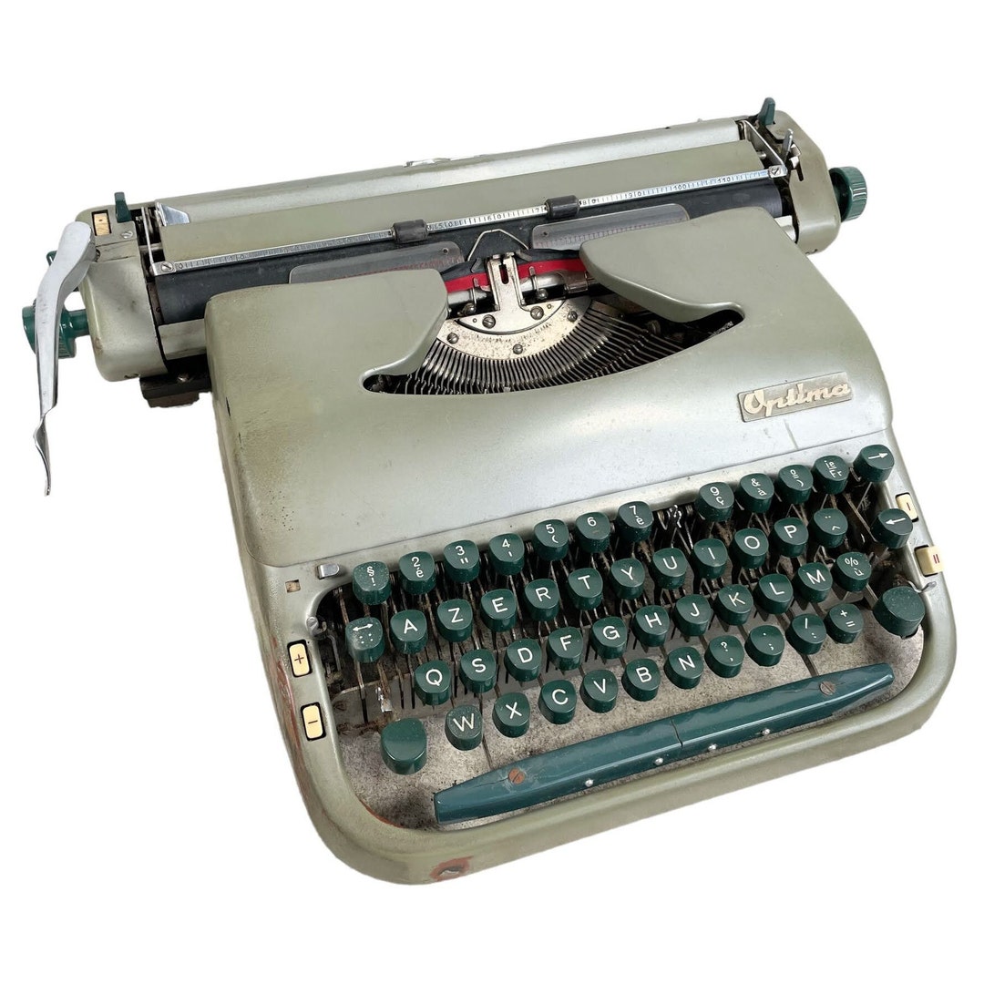 Vintage French Optima AZERTY Typewriter Spares / Repairs Circa 1950-60 ...
