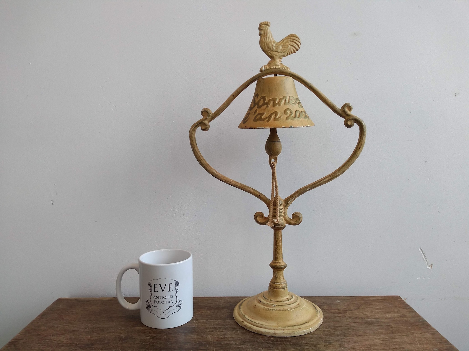 Vintage French Cast Iron Metal Bell Door Dinner Alarm Bell - Etsy