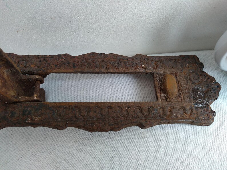 Antique English Small Iron Metal Letter Mail Box Door Hatch | Etsy