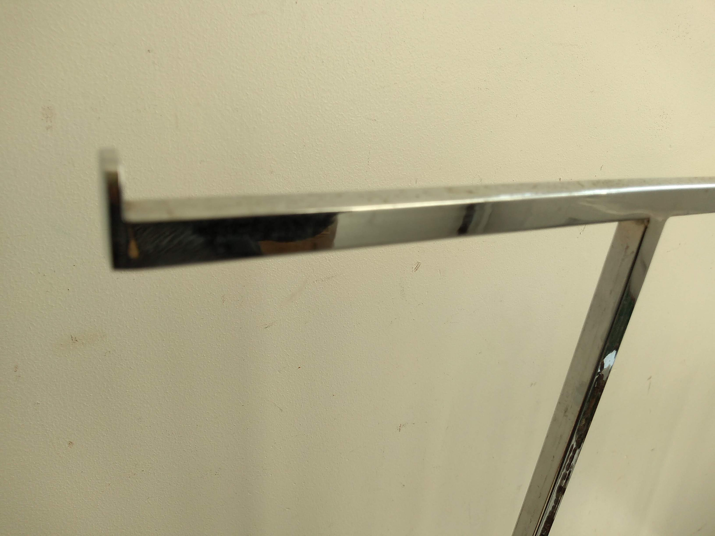 Vintage French Chrome Display Hanger Stand Shop Commercial Display ...