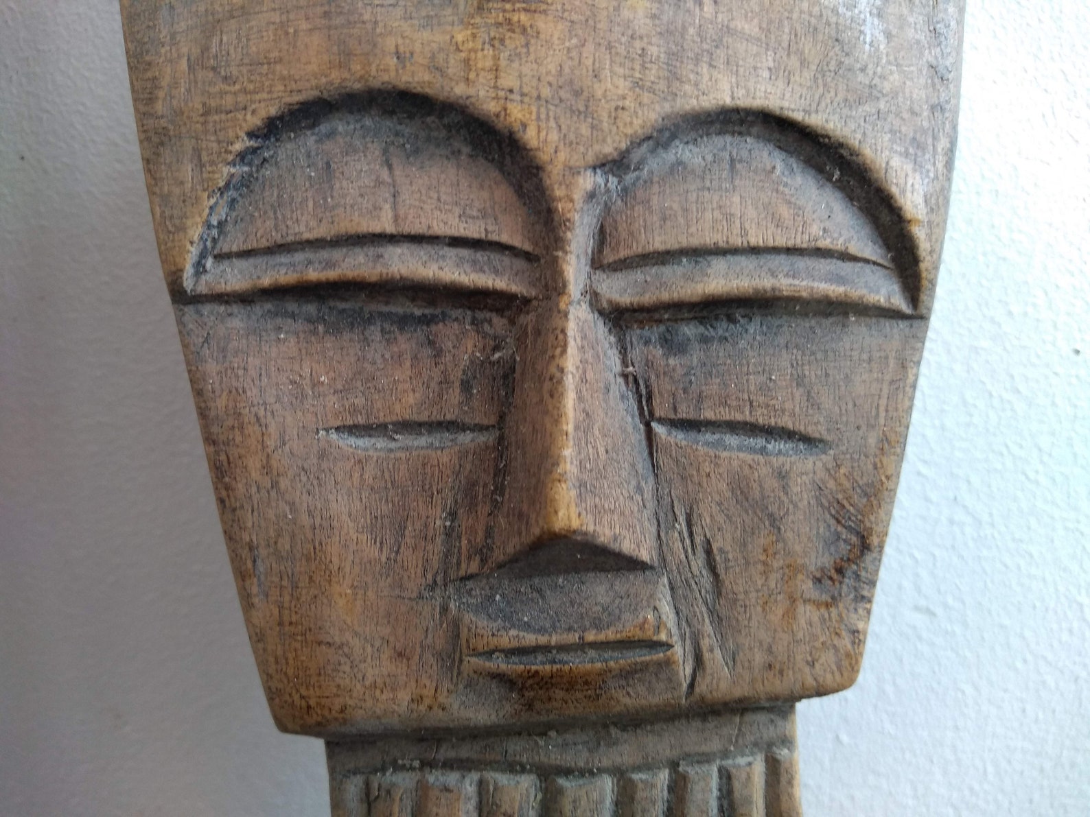 Vintage African Cutlery Carved Wooden Spoon Spoons Primitive Art ...