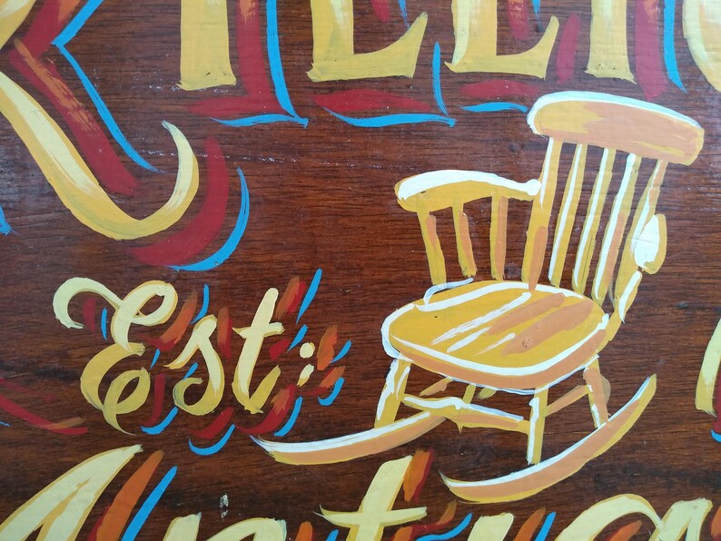 Vintage English Killicks Antiques Wooden Hand Painted - Etsy