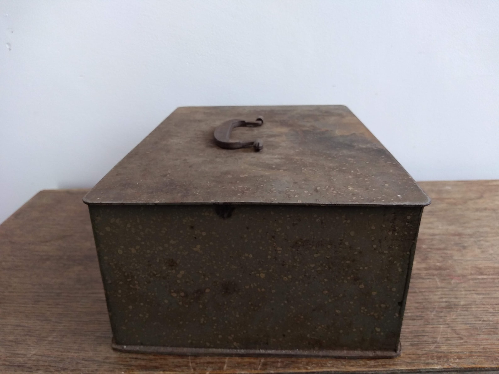 Antique French Heavy Metal Firebox Safe Money Cash Bank | Etsy