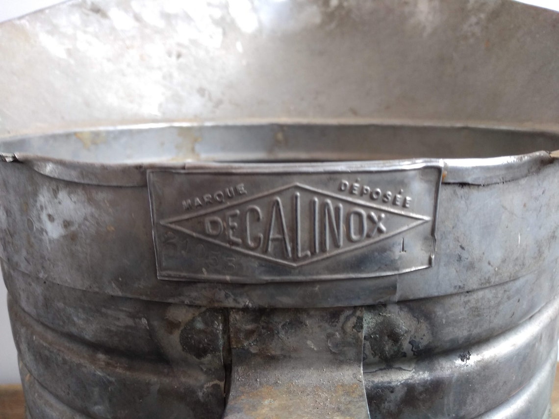 Vintage French Large Decalinox Decalitre Aluminium Measuring - Etsy