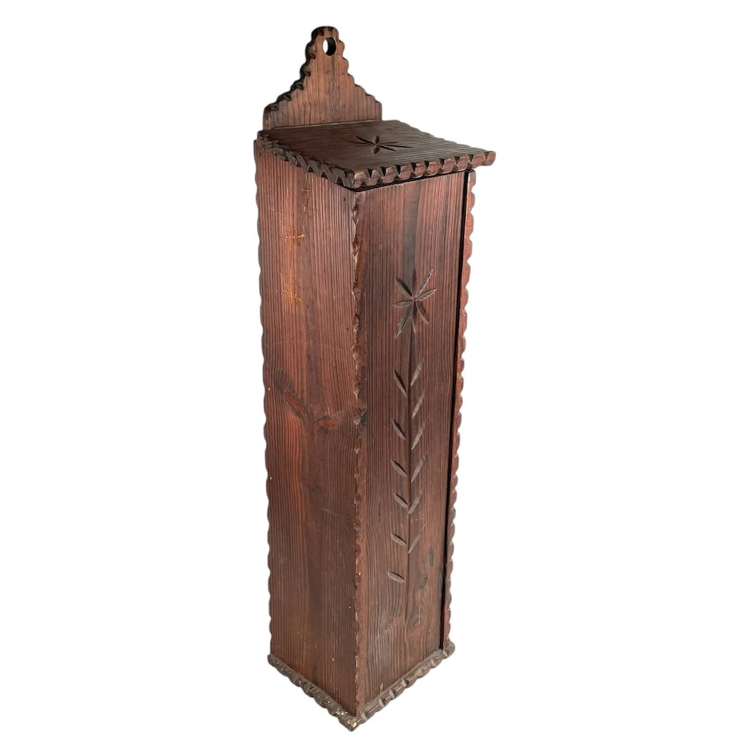 Vintage French Traditional Wooden Bread Baguette Storage Box Display ...