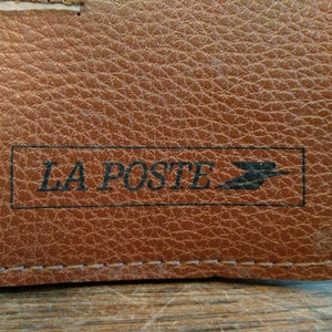 Vintage French La Poste Post Mail Money Card Receipt Large Wallet Coin ...