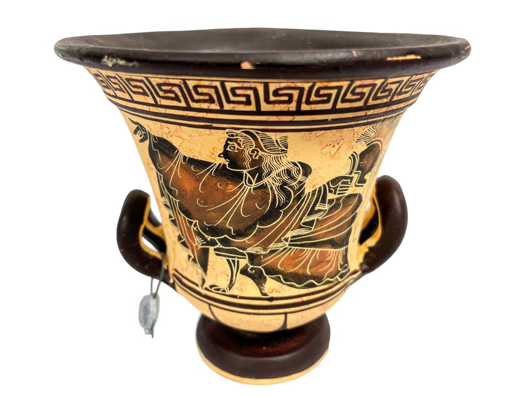 Vintage Greek Reproduction of 450 BC Pottery Jug Vase Pot Ornament ...