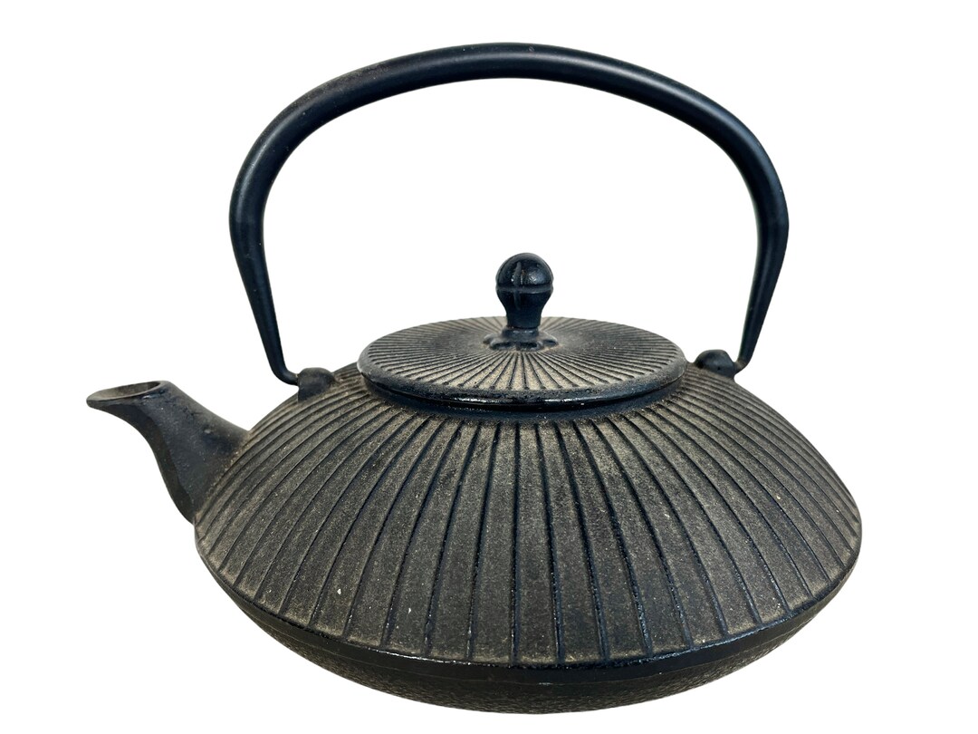 Vintage Japanese Metal Green Tea Teapot Kettle Ceremony Display ...