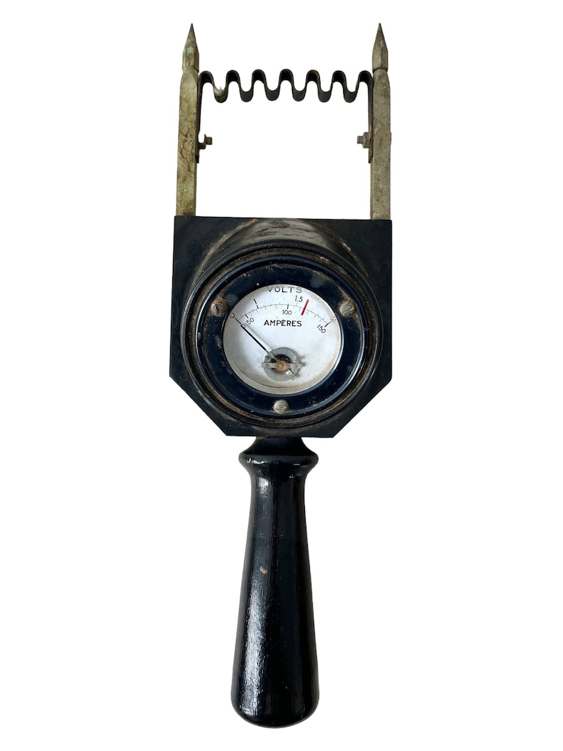 Vintage French Amps Amperes Volts Meter Electrical Test - Etsy