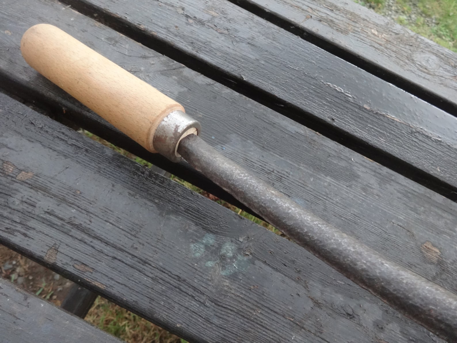 Antique French Extra Large Metal Ladle Scoop Tool Ironsmith - Etsy