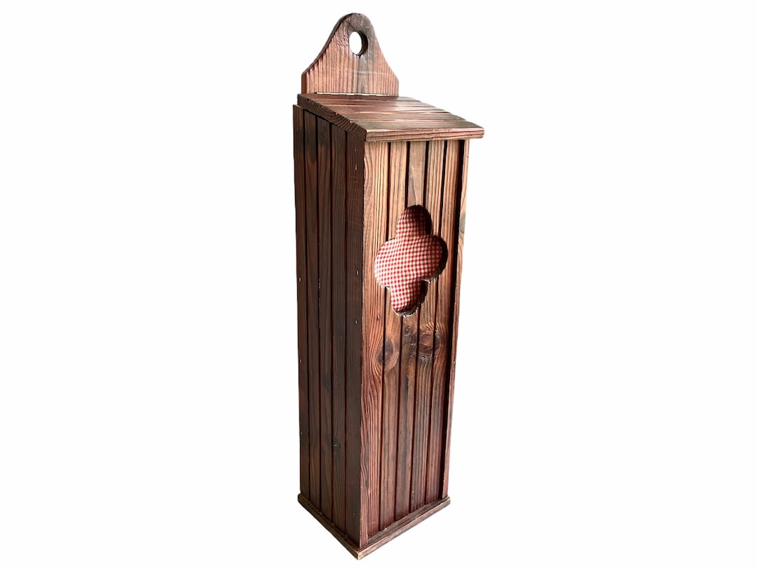 Vintage French Large Wooden Bread Baguette Storage Box Display Prop ...