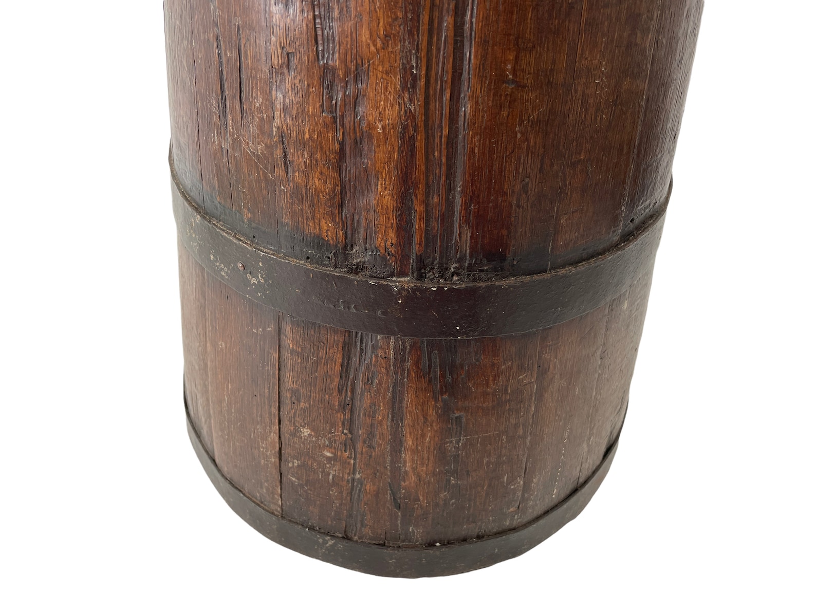 Antique French Dark Wooden Butter Barrel Churn Heavy Farmer - Etsy