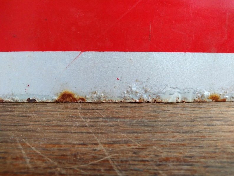 Vintage English Large Red Ramp Warning Sign Metal Roadsign - Etsy