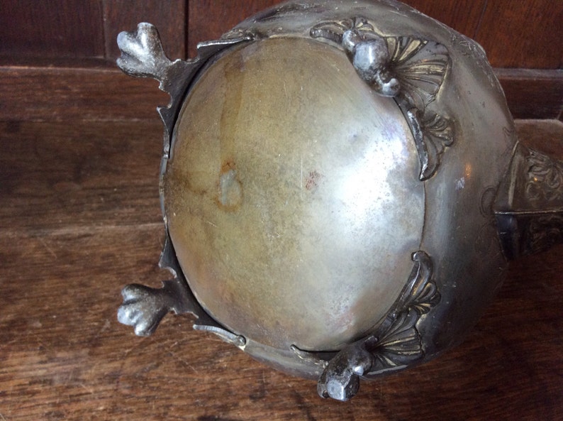 Vintage English Metal Large Fancy Coffee Tea Pot Circa | Etsy