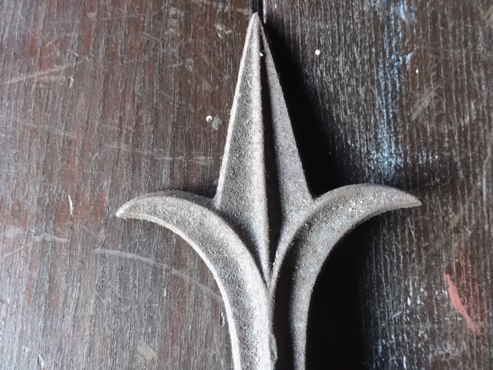 Vintage French Metal Fence Post Gate Furniture Fleur De Lis | Etsy