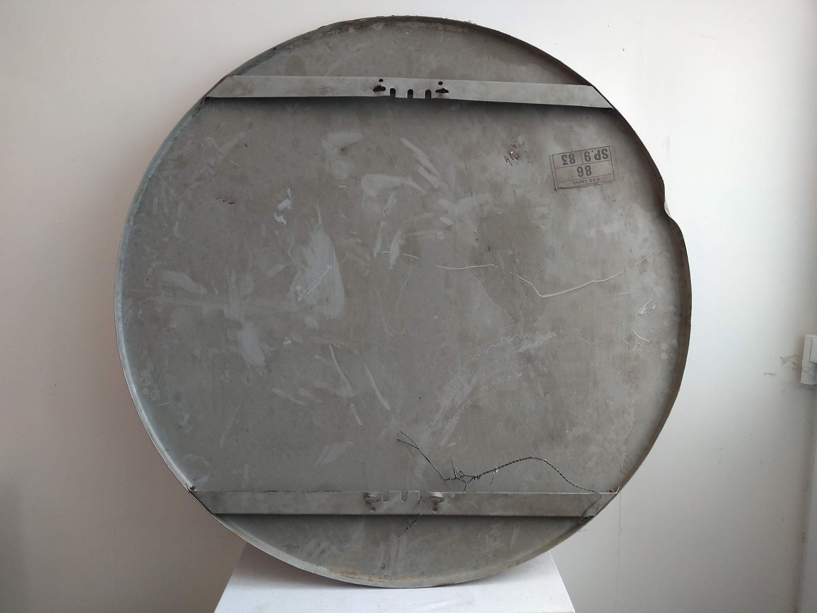 Vintage French No Entry Sign Extra Large Motorway Bashed - Etsy