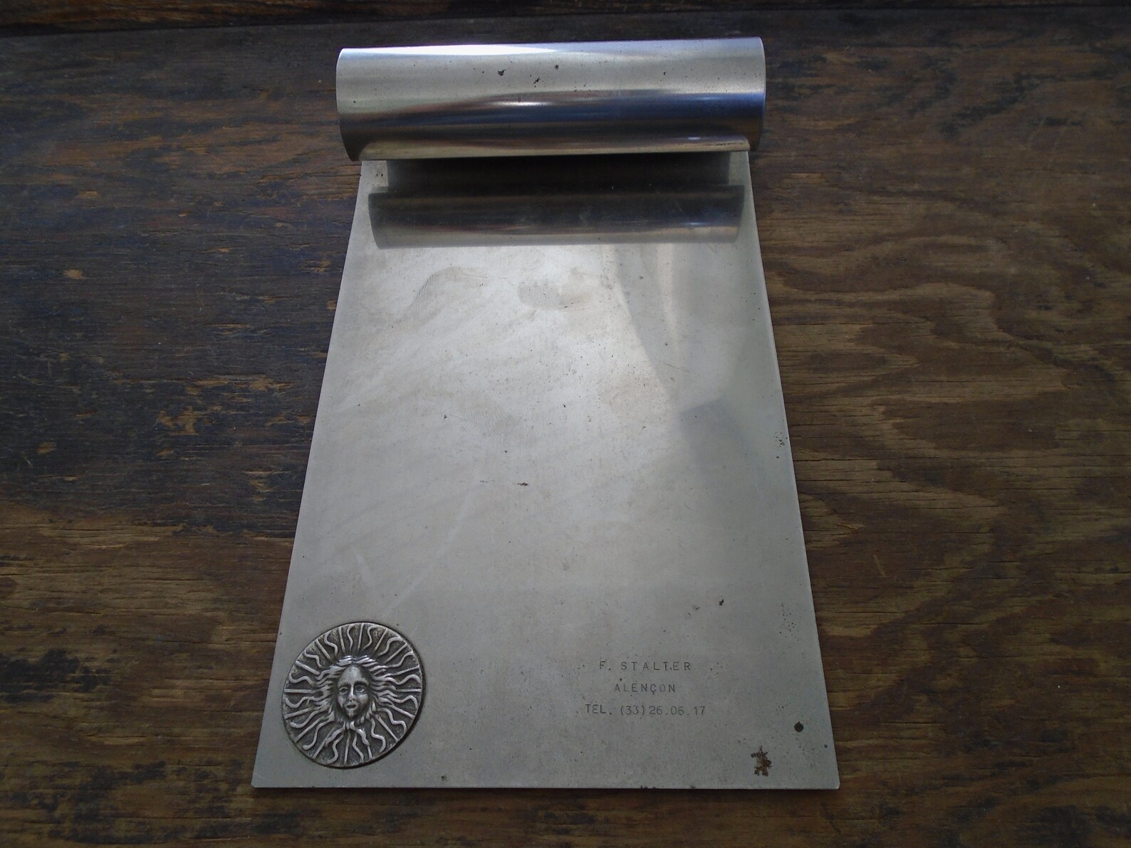 Vintage French Stalter Alencon Stainless Steel Waitress Waiter Notepad ...