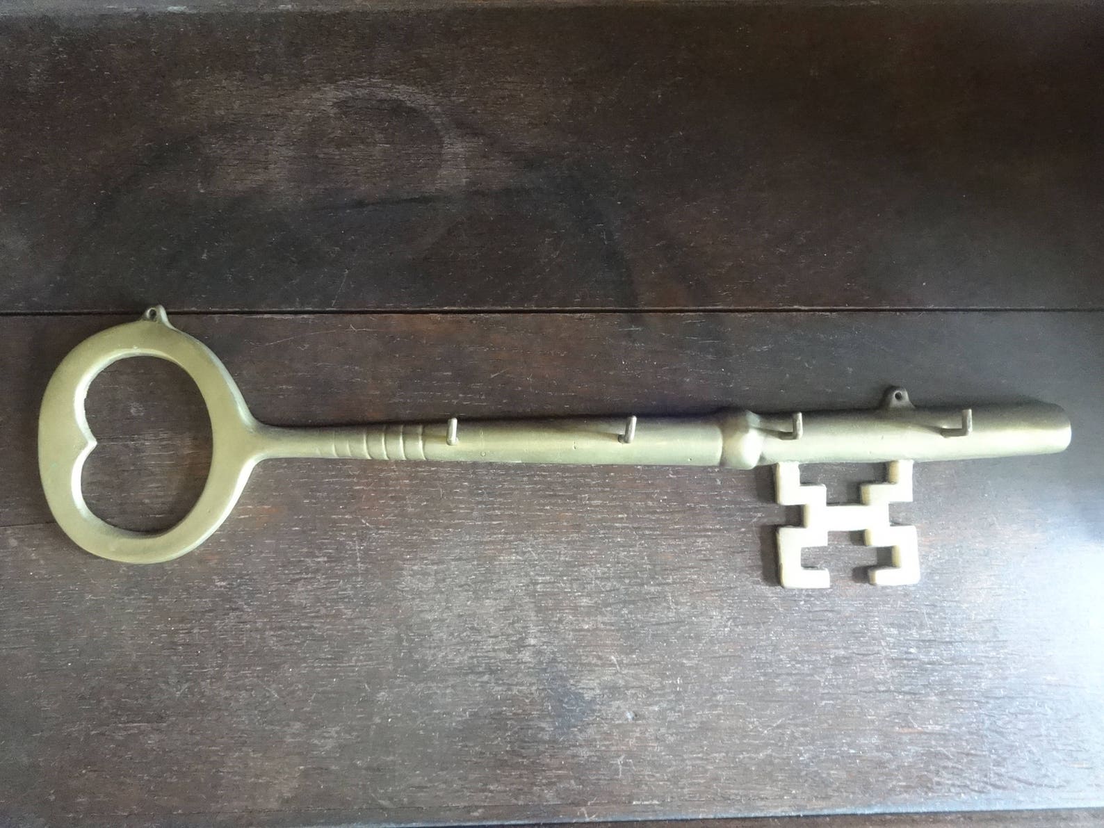 Vintage French Brass Large Old Key Holder Hooks Wall Kitchen - Etsy