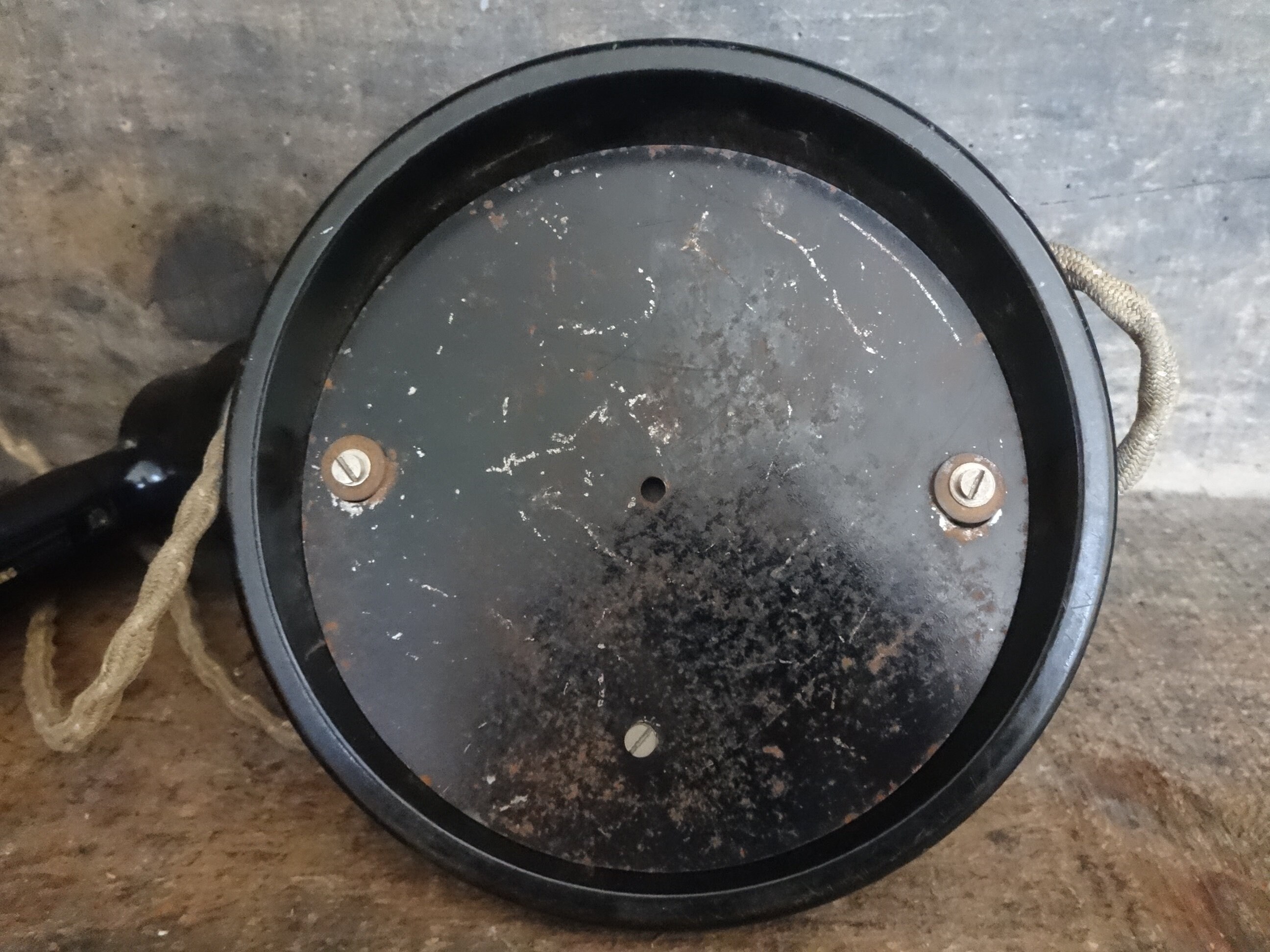 Vintage English Bakelite Black Telephone Phone Push Button | Etsy