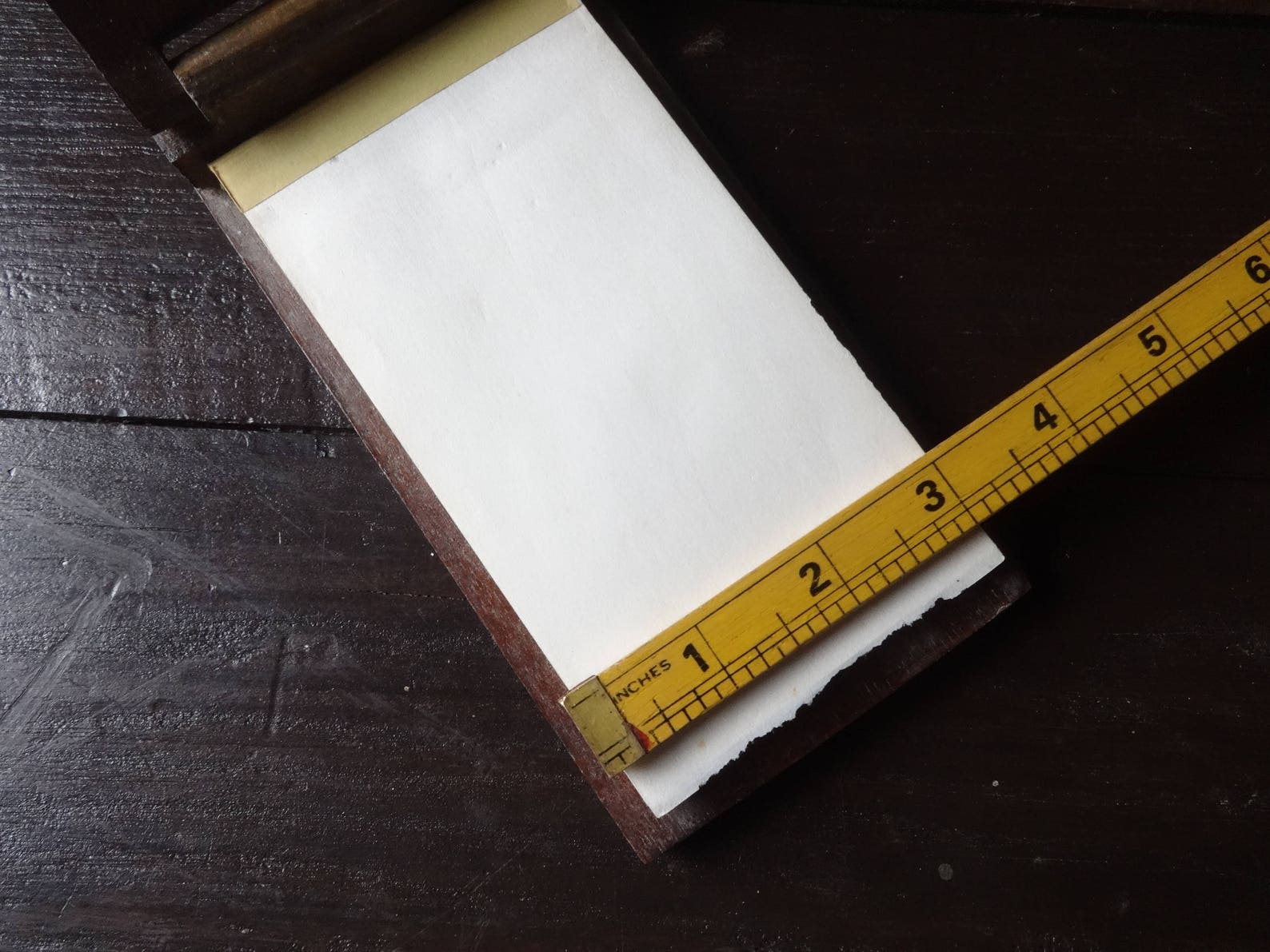 Vintage Hondurian Wooden Notepad Cover Book and Memo Writing Note Pad ...