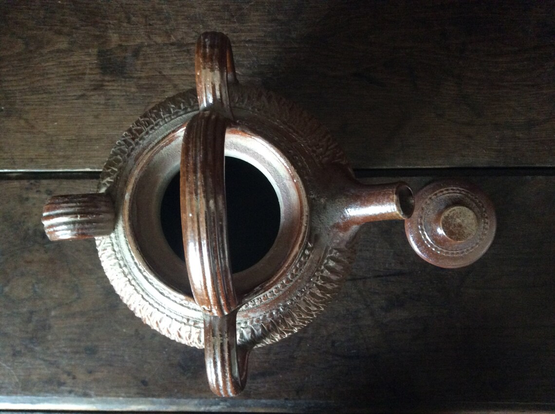 Vintage Earthware Earth Ware Jug Pitcher Wine Water Oil Circa - Etsy