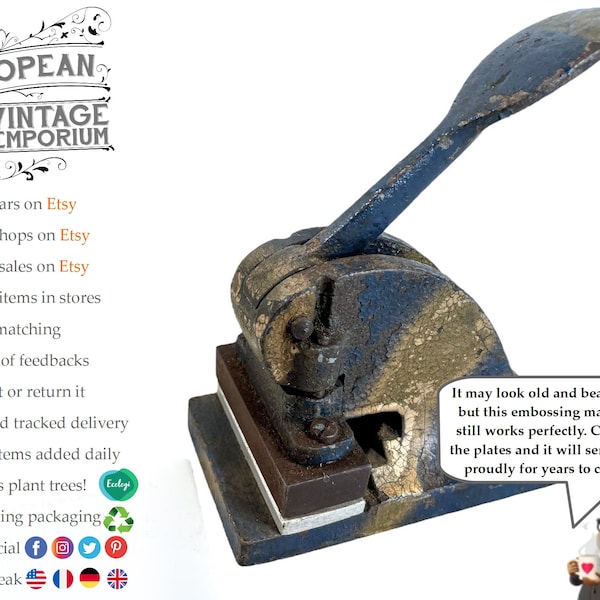 Desktop Embosser - Etsy