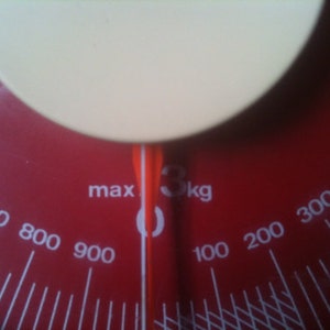 Vintage French Plastic Kitchen Scale Measure Circa 1970's / EVE of ...