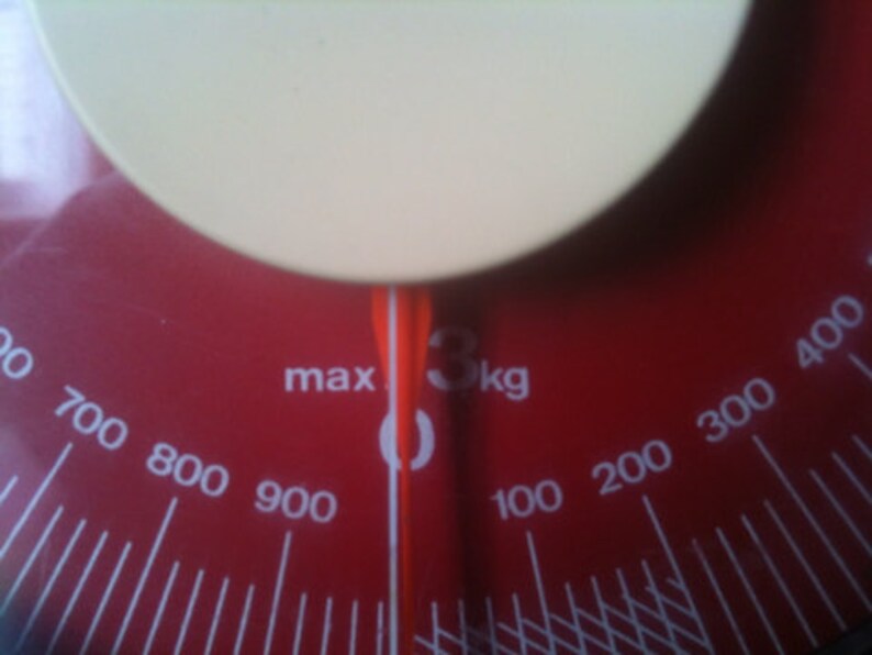 Vintage French Plastic Kitchen Scale Measure Circa 1970's - Etsy