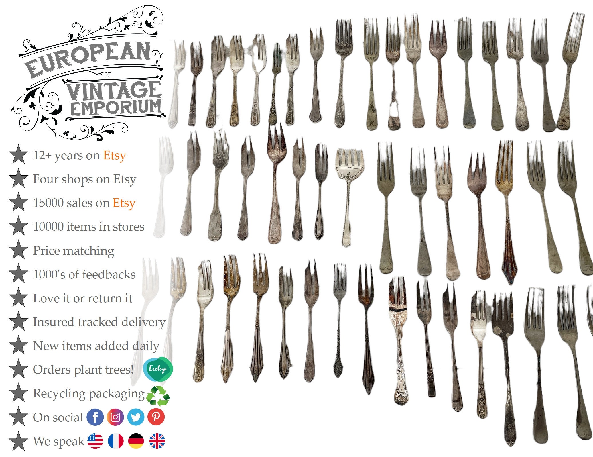 Types Of Antique Forks