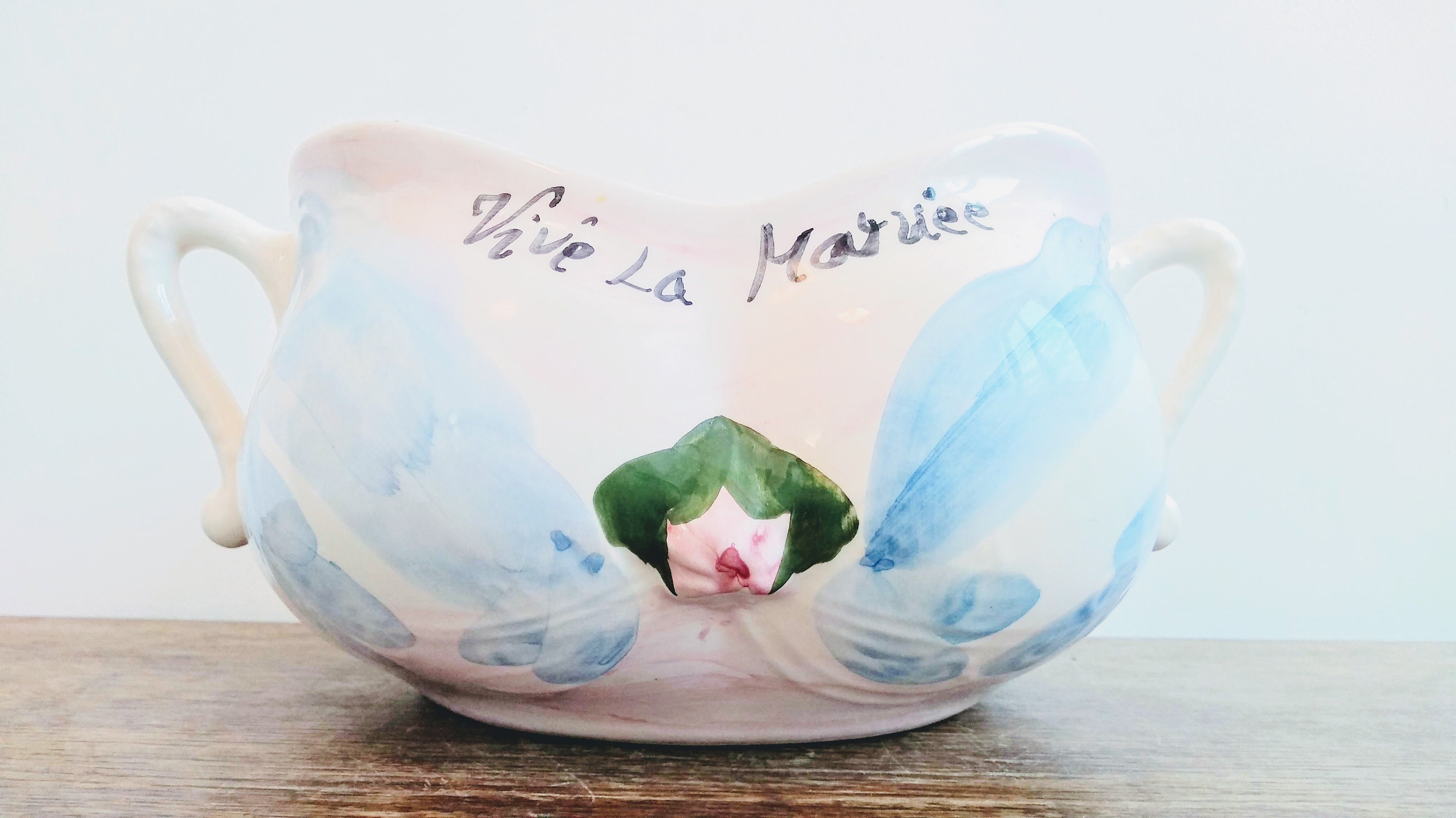 Vintage French Wife Bride Eye Large Ceramic Chamber Pot Traditional ...