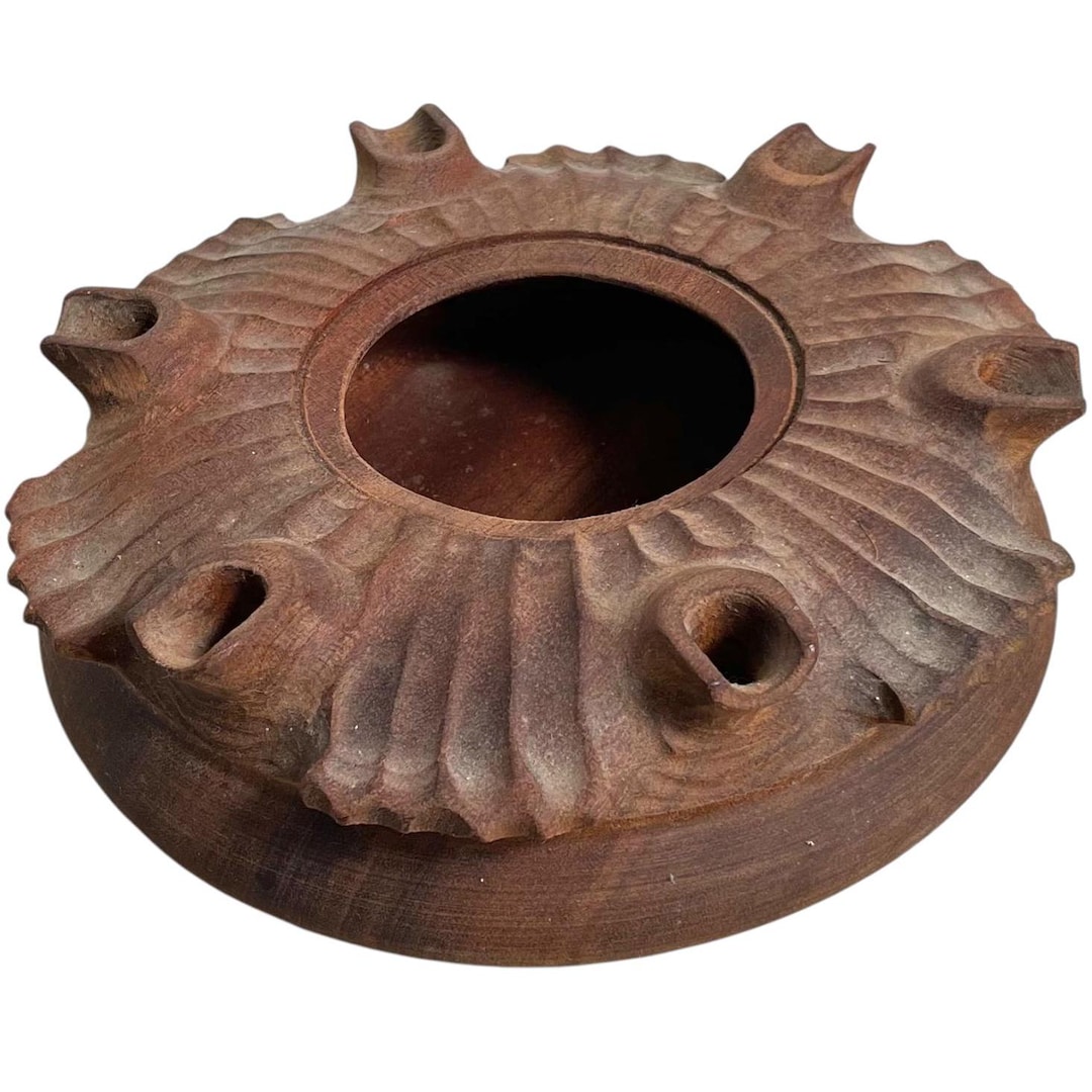 Vintage French Aosta Savoy Wooden Grolle Grole Carved Bowl Savoyard ...