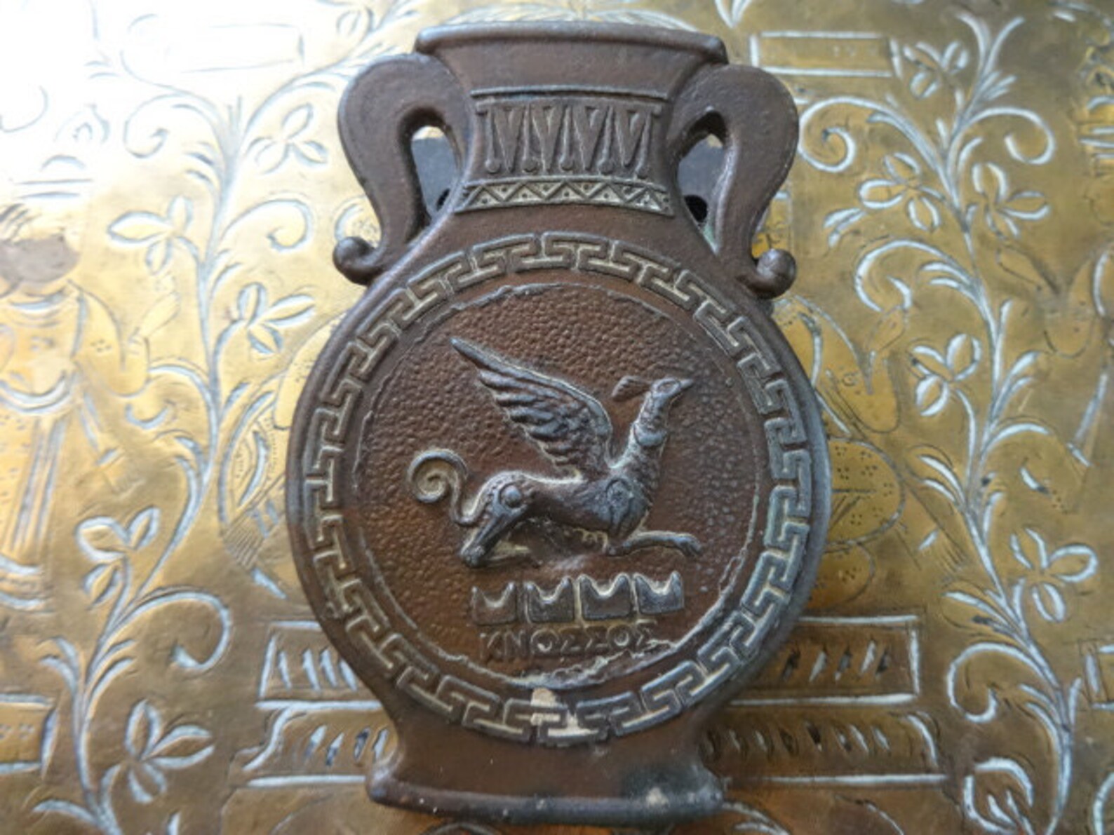 Vintage Metal Crete Themed Paper Letter Note Clip Circa 1960's / EVE of ...