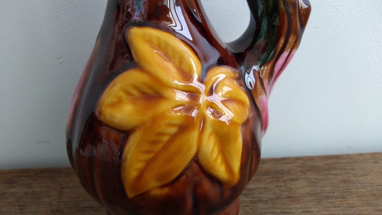 Vintage French Ceramic Pitcher Jug Vase Pitcher Mid Century - Etsy