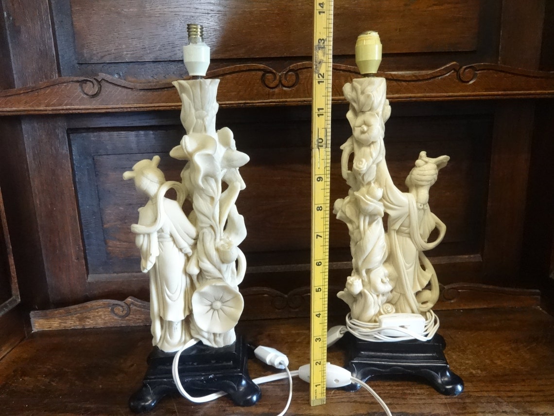 Vintage Chinese Japanese Oriental Asian Geisha Rose Flower - Etsy