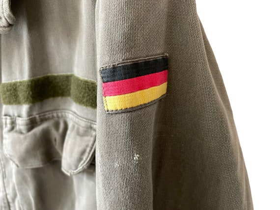 Vintage German Army Jacket Uniform Khaki Cotton Milit… - Gem