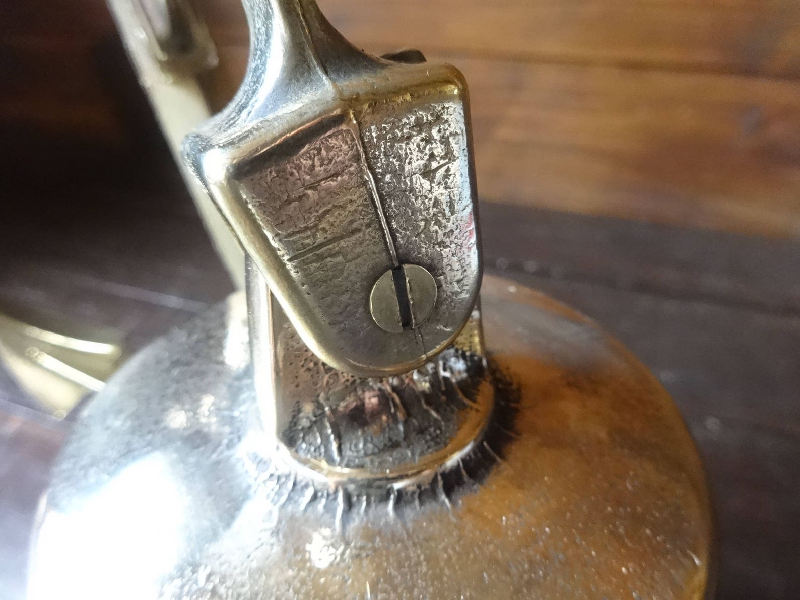 Vintage French Brass Ships Type Bell Anchor Door Dinner Alarm | Etsy