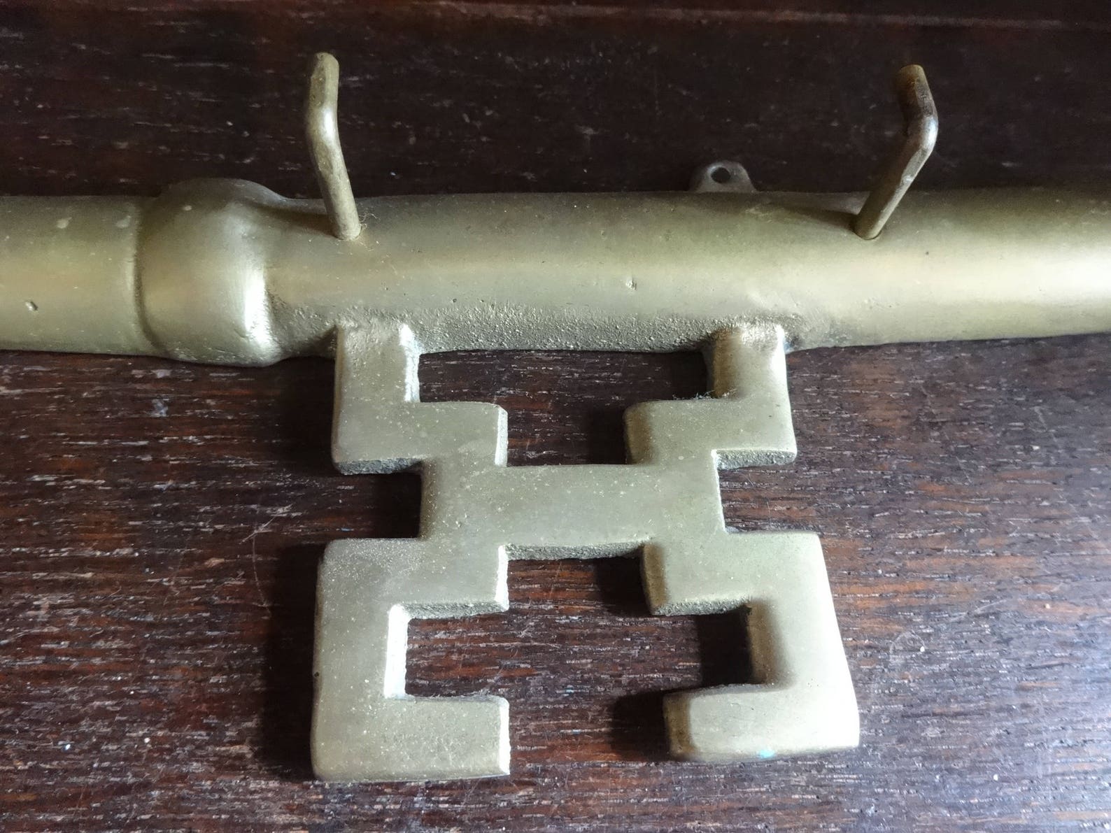Vintage French Brass Large Old Key Holder Hooks Wall Kitchen - Etsy