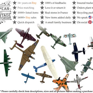 Vintage Model Aeroplane Built Kits Kit Figurine Plastic Collection Job ...
