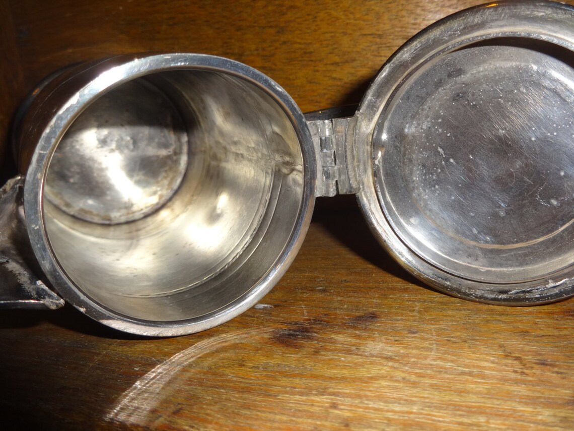 Antique English Sheffield EPBM Hallmarked Silver Plate Metal Trophy ...