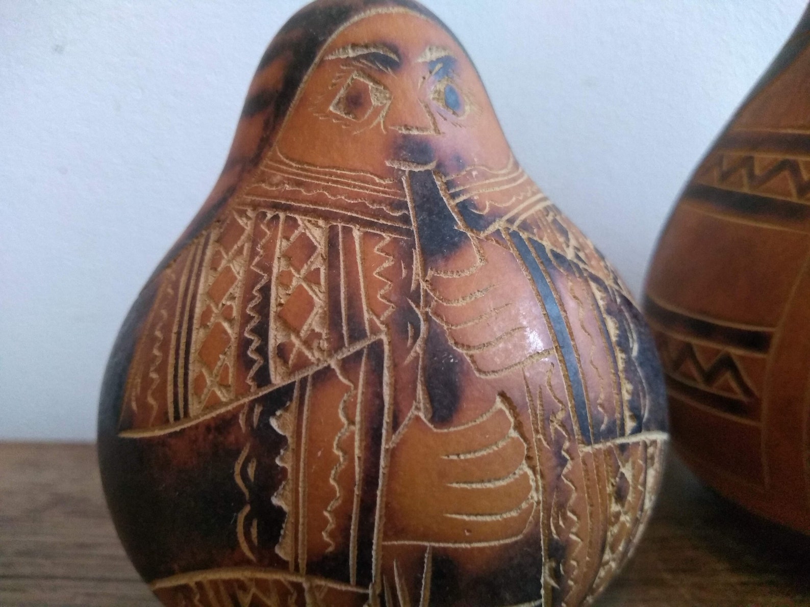 Vintage Equador Dried Gourd Fruit Vegetable Percussion Musical | Etsy