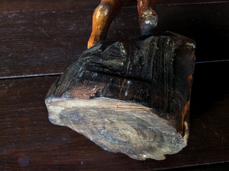 Vintage Man Hunter Gatherer Caveman Carved Statue Figurine - Etsy