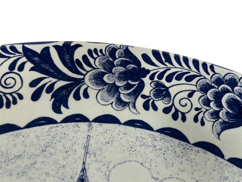 Vintage Dutch Original Blauw Delfts Handmade White Blue Extra - Etsy